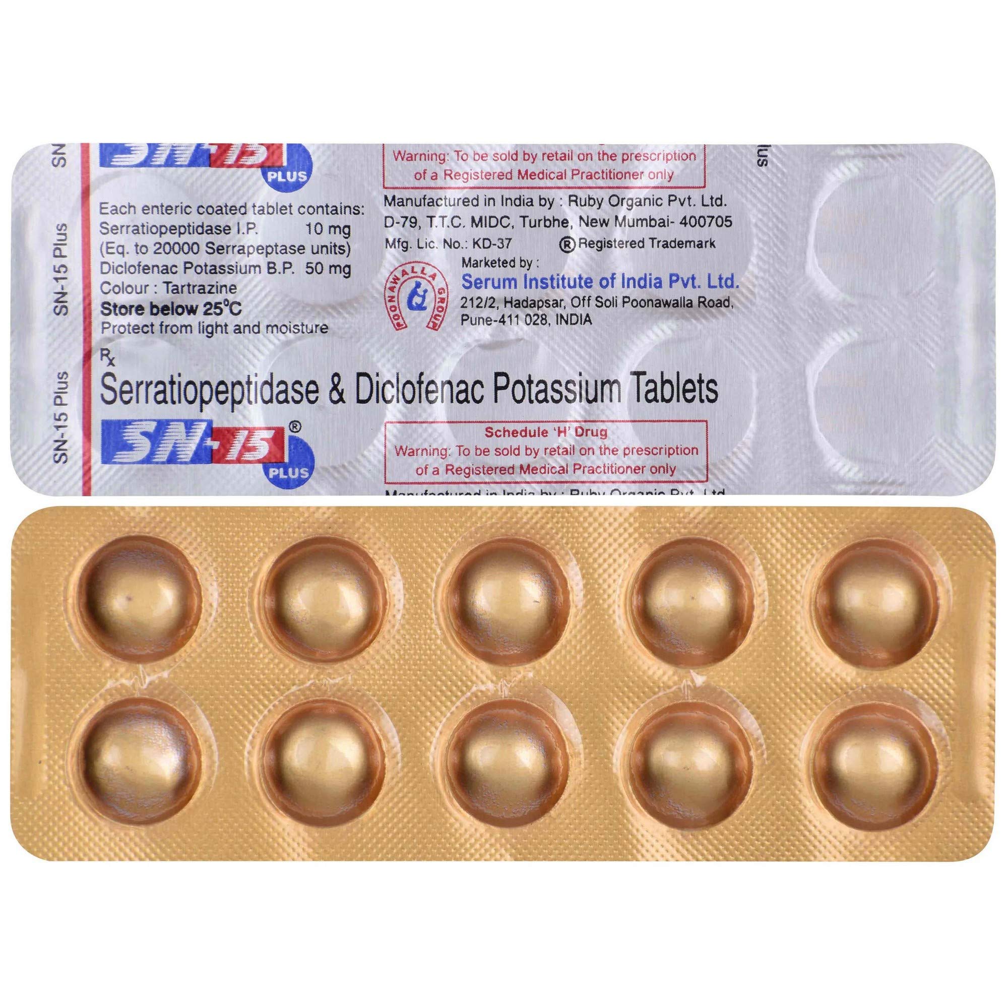 SN 15 PLUS TABLET – ROGINI PHARMACY